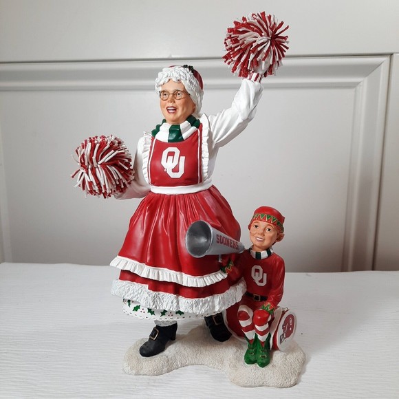 Holiday | Danbury Mint Oklahoma University Sooners Mrs Claus ...
